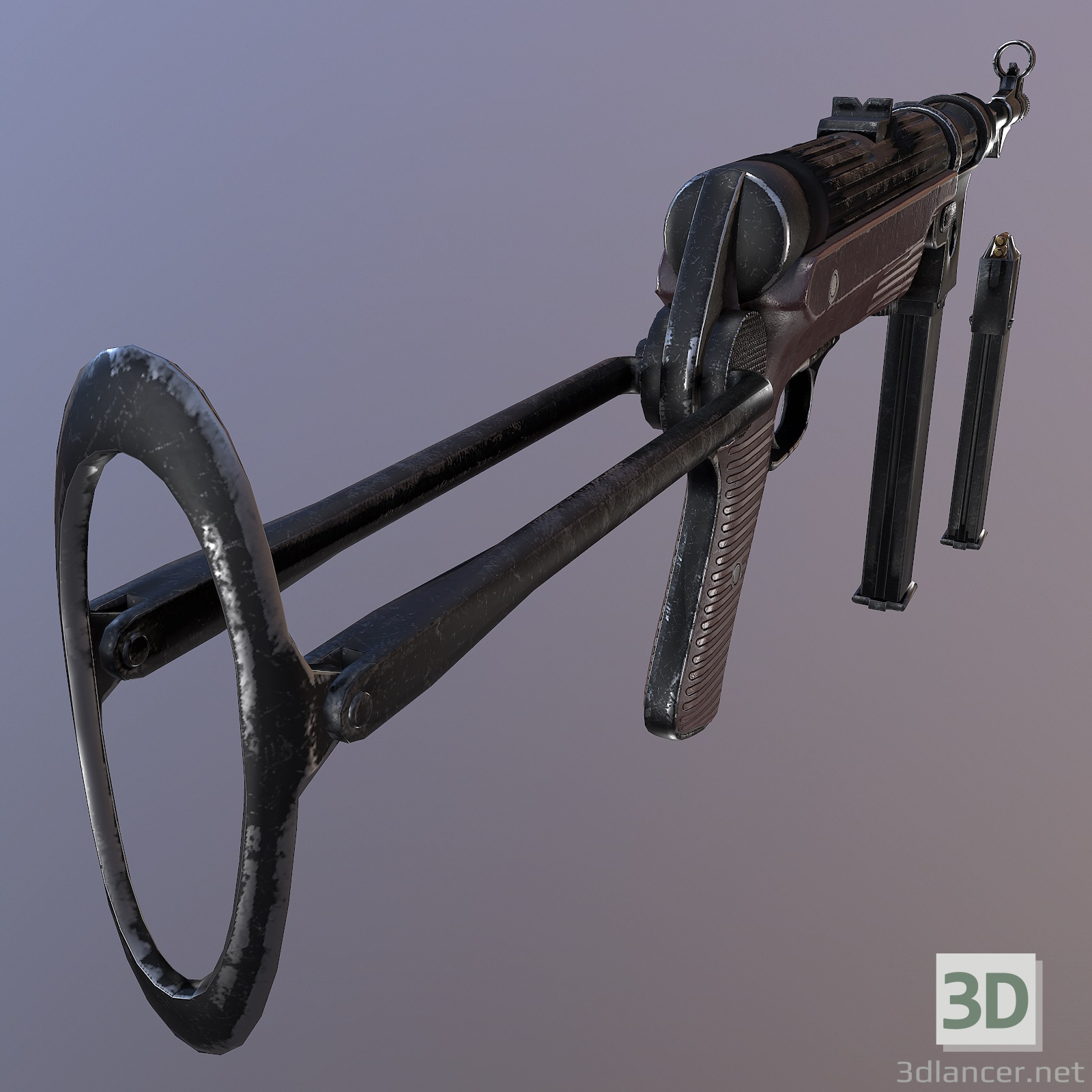 3d model Submachine gun mp 38 40 3d model | 50406 | 3dlancer.net