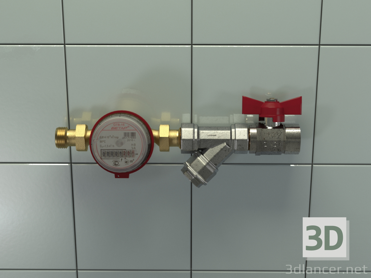 3d model water control unit | 31042 | 3dlancer.net