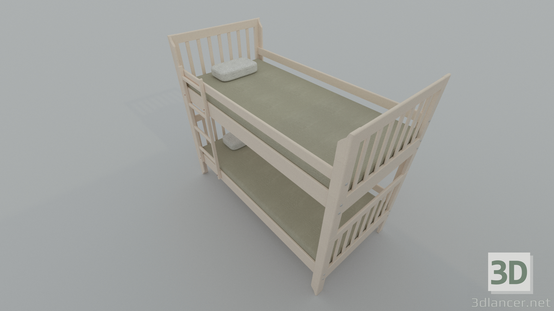 3d model Double bed | 56042 | 3dlancer.net