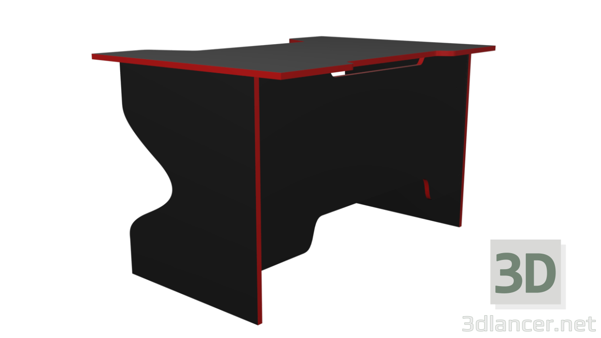 3d model Gaming computer desk | 83420 | 3dlancer.net