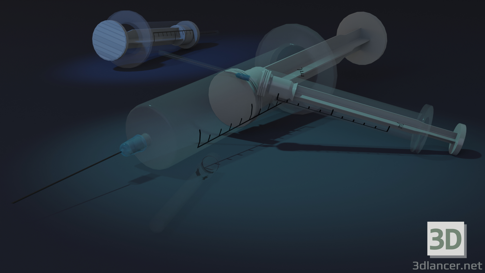 3d model Medical syringes | 84430 | 3dlancer.net