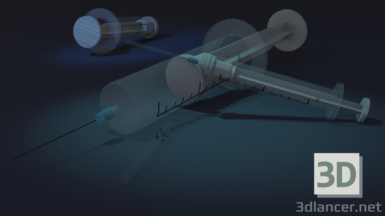 3d model Medical syringes | 84430 | 3dlancer.net