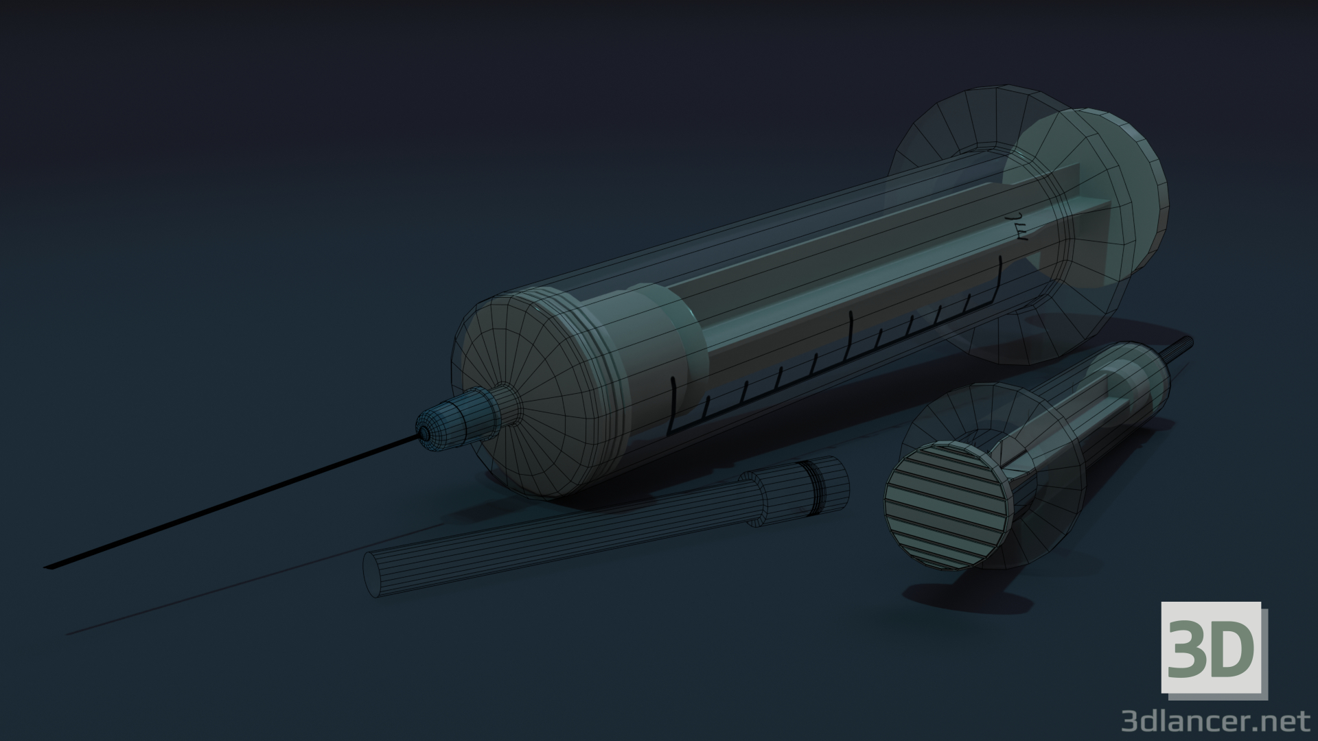 3d model Medical syringes | 84430 | 3dlancer.net