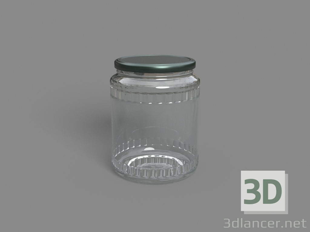 3d model jar with lid | 81441 | 3dlancer.net