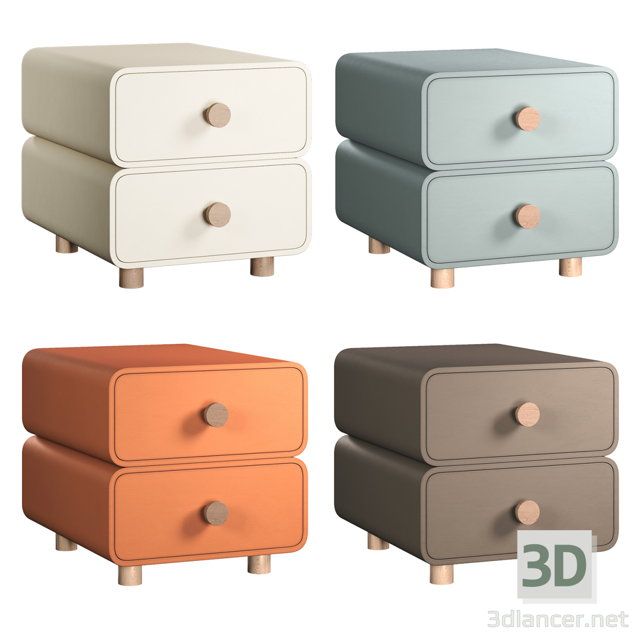 3d model Bedside table | 92446 | 3dlancer.net