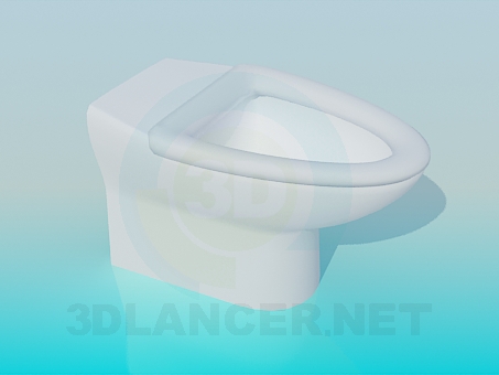 3d model Triangle toilet | 7450 | 3dlancer.net