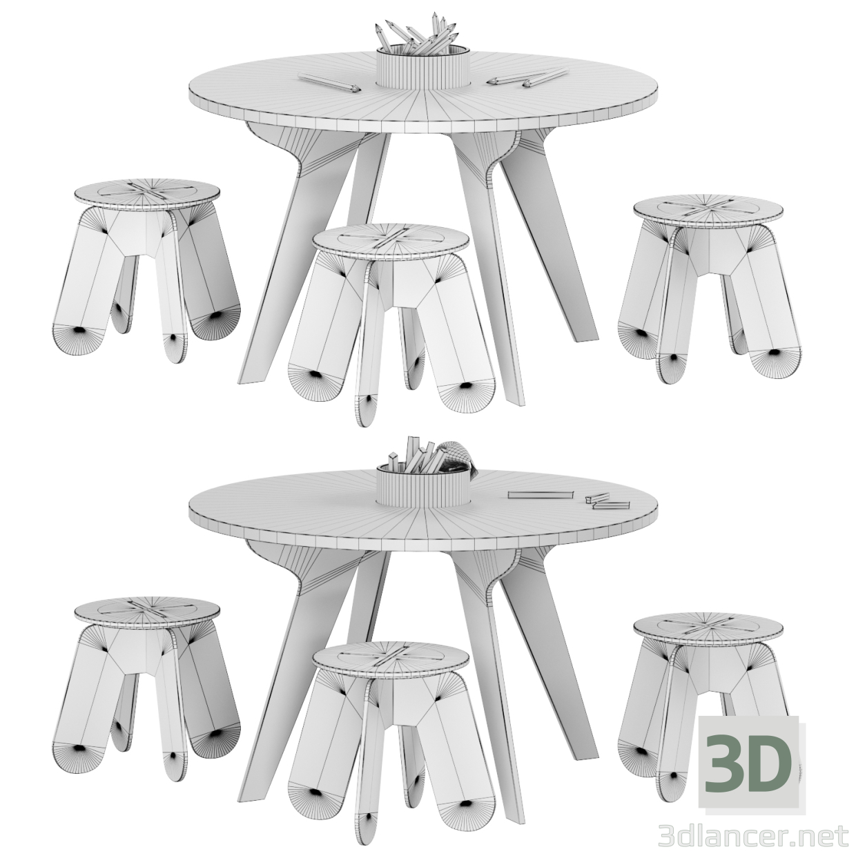 3d model Drawing table | 91451 | 3dlancer.net