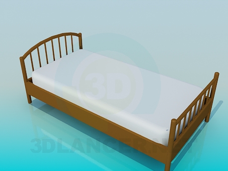 3d model Single bed | 6456 | 3dlancer.net