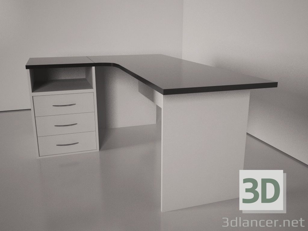3d model computer desk | 20459 | 3dlancer.net