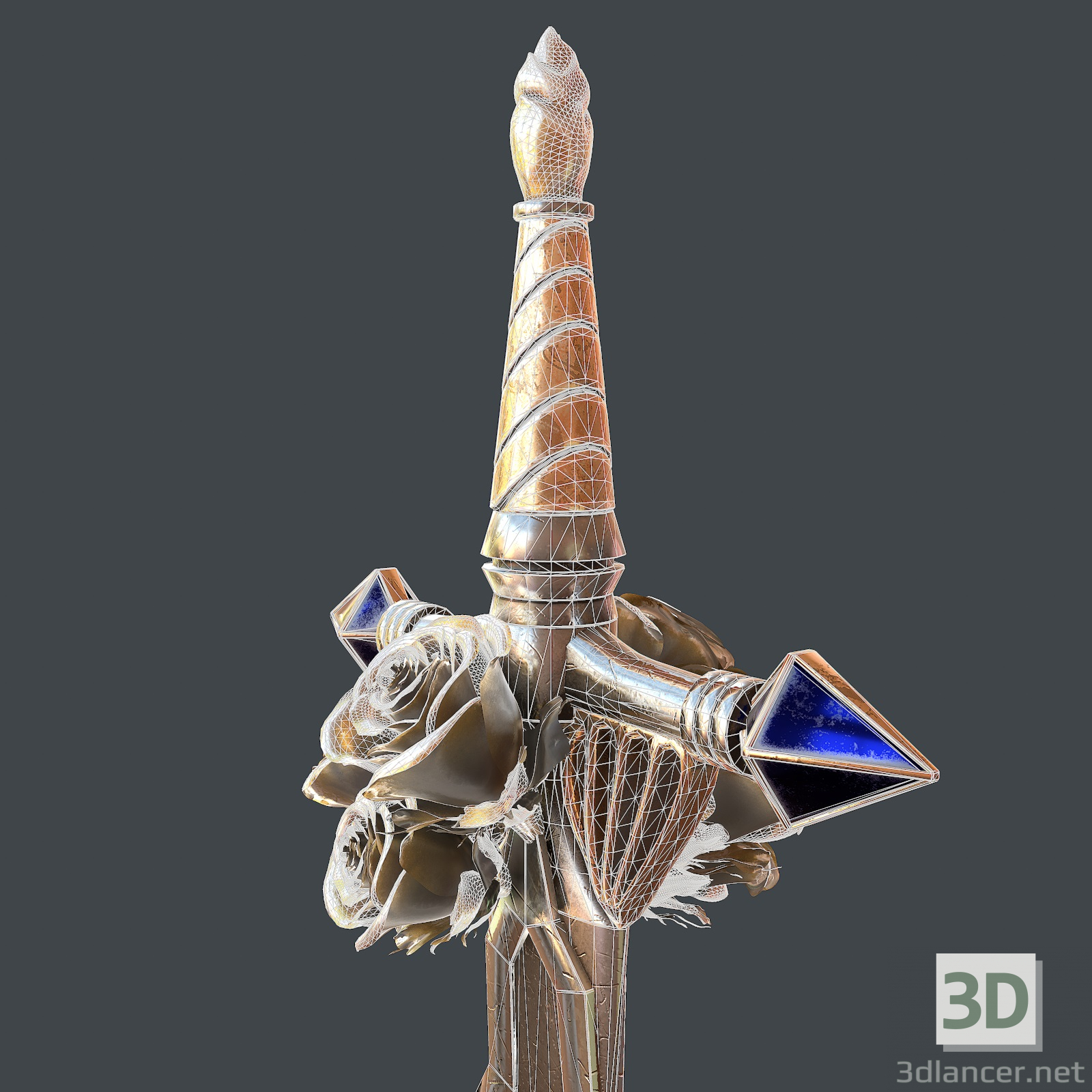 3d model Fantasy sword 21 3d model | 48461 | 3dlancer.net