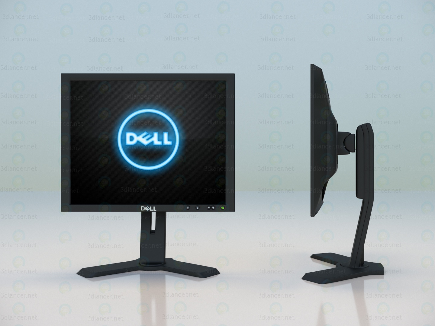 Modelo 3d Supervisar DELL P190ST | 13462 | 3dlancer.net
