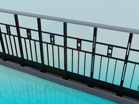 3d model Railing | 3465 | 3dlancer.net