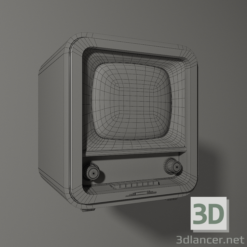 3d model Retro TV | 31475 | 3dlancer.net