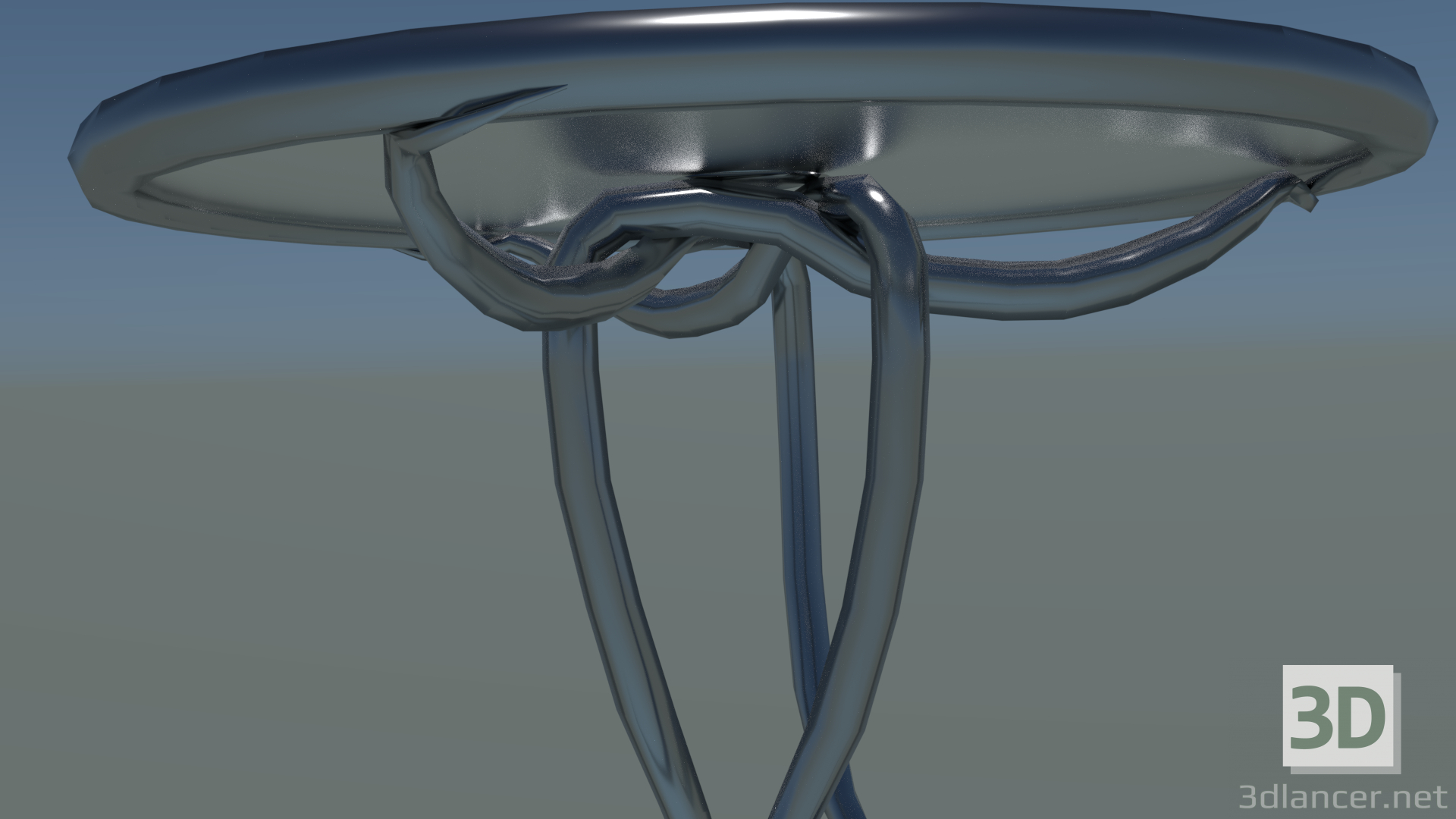 3d model 1ex0 Snake Table Low Poly | 34480 | 3dlancer.net