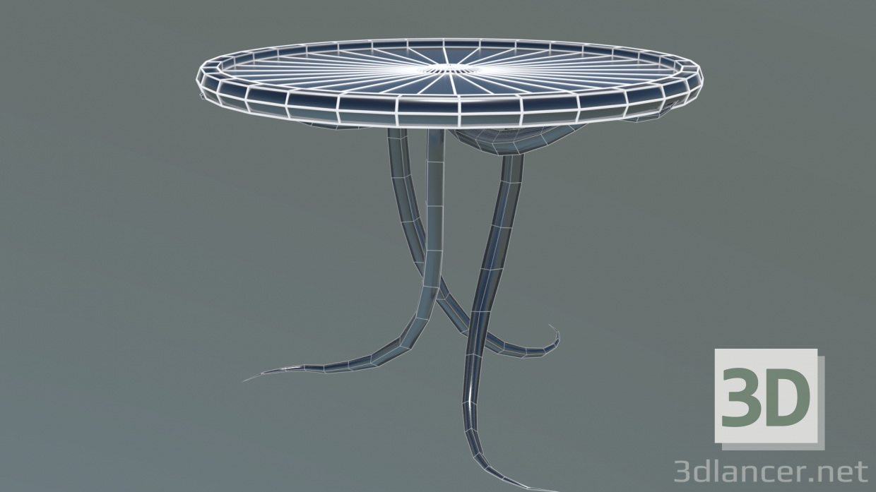 3d model 1ex0 Snake Table Low Poly | 34480 | 3dlancer.net