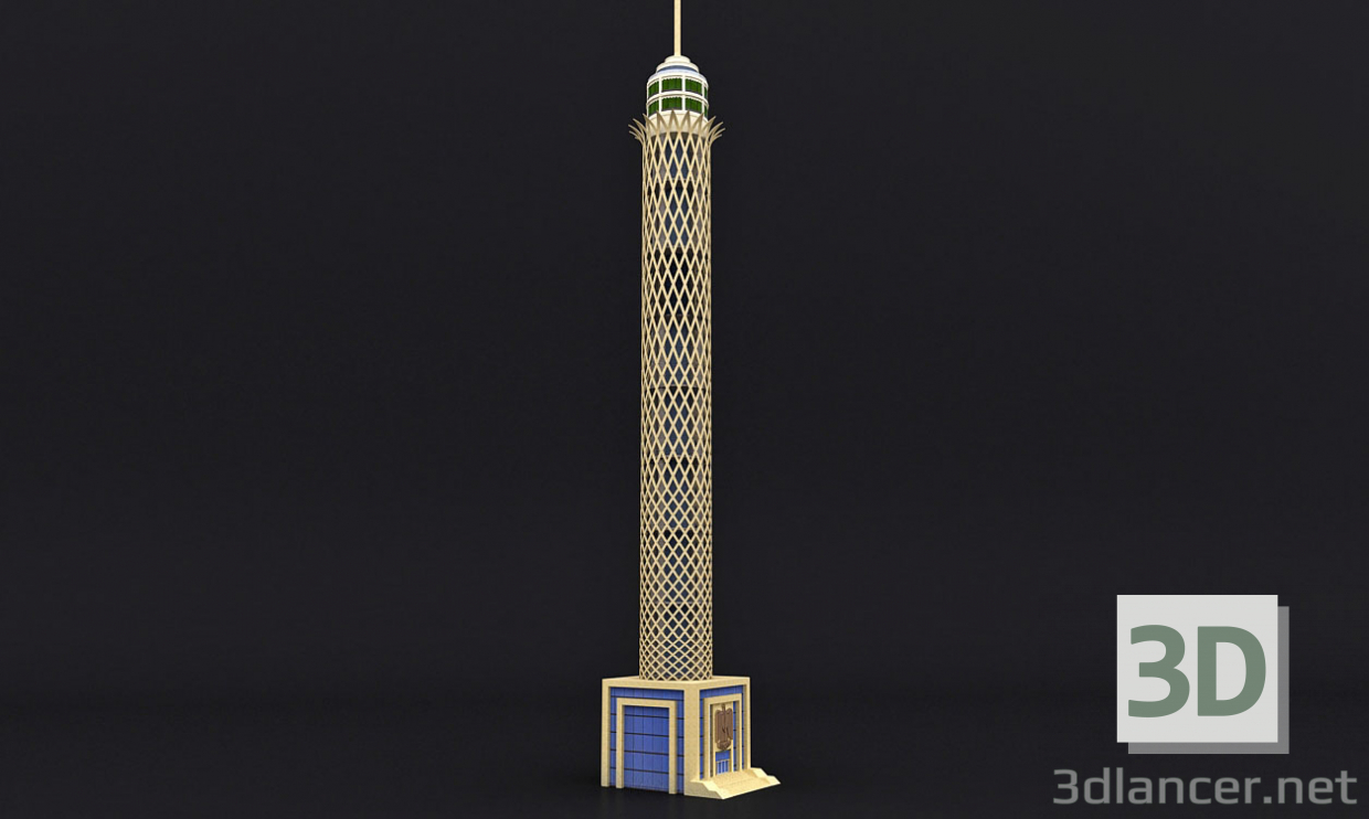 3d model Egypt Cairo Tower | 54508 | 3dlancer.net