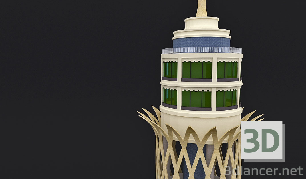 3d model Egypt Cairo Tower | 54508 | 3dlancer.net