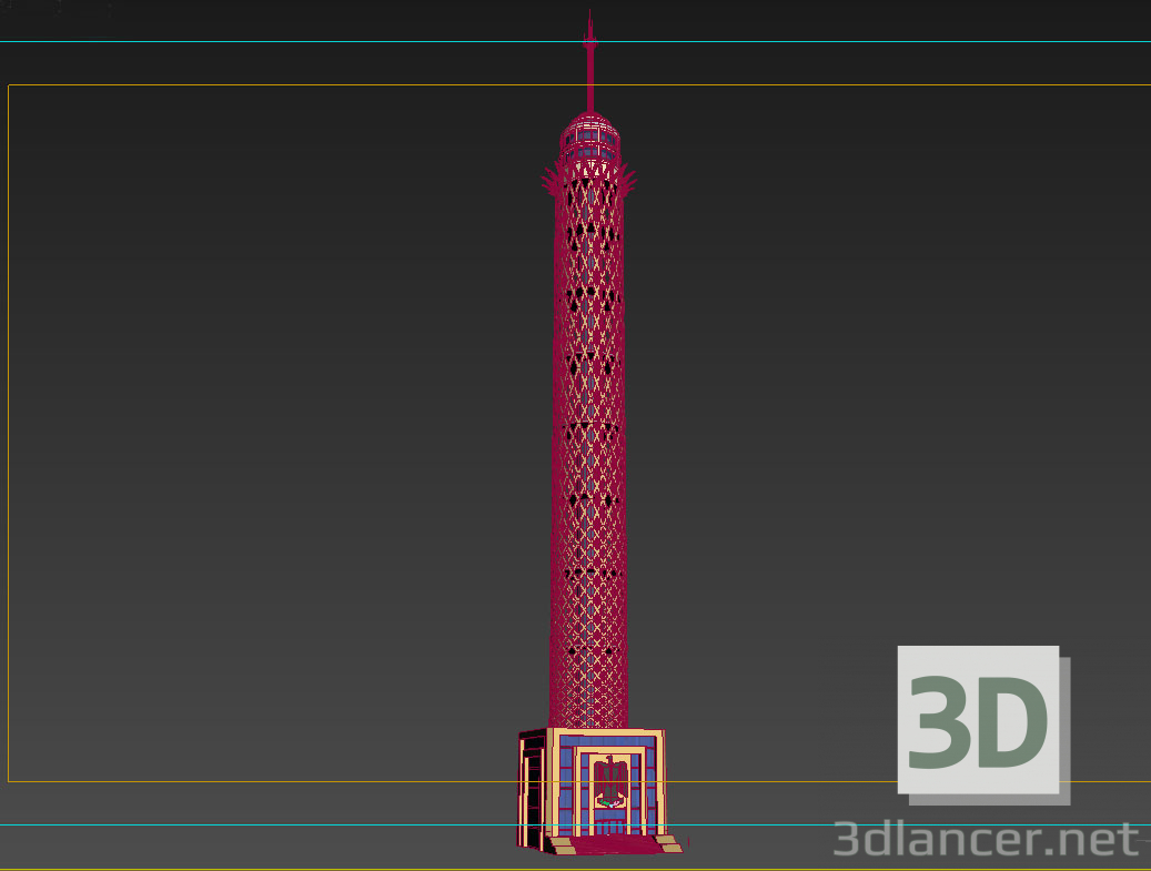 3d model Egypt Cairo Tower | 54508 | 3dlancer.net