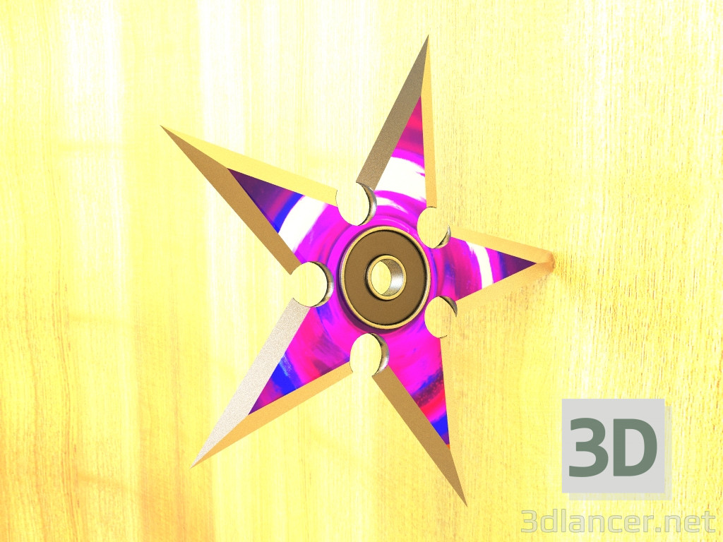 3d model Ninja Star Fidget Spinner | 18510 | 3dlancer.net