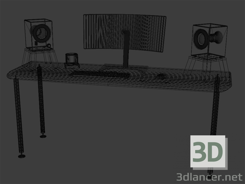 3d model Computer desk | 60511 | 3dlancer.net