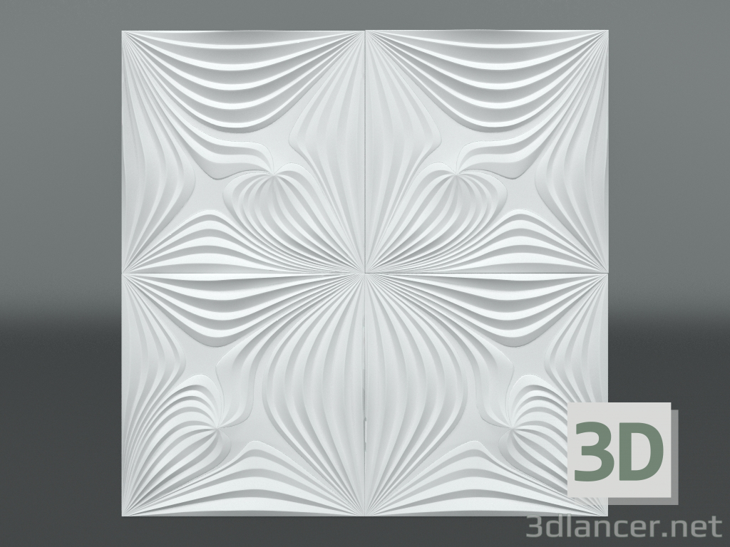 3d model Gypsum 3d panel S-203 | 74512 | 3dlancer.net