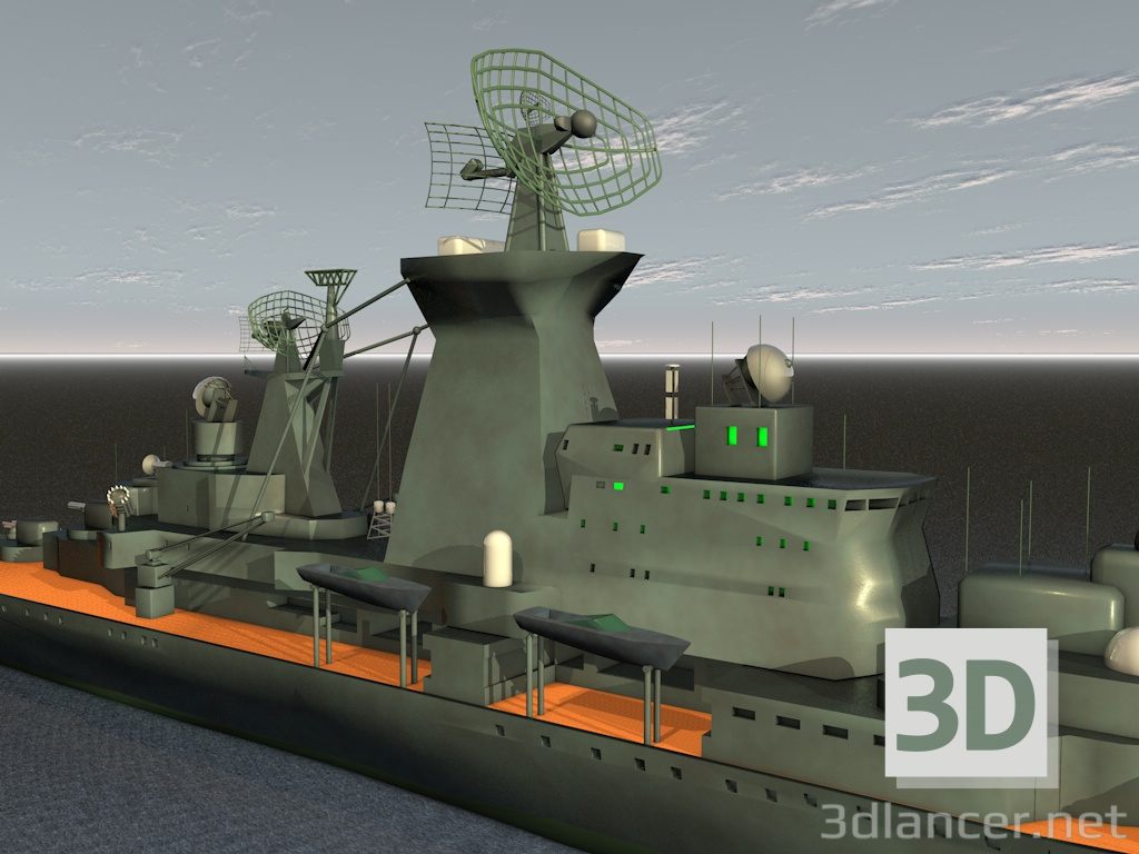 3d model Warship | 28515 | 3dlancer.net
