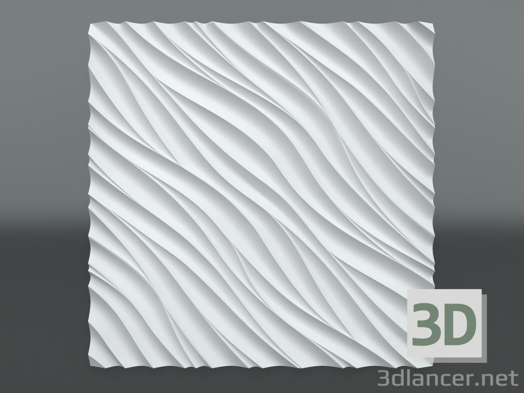 3d model Gypsum 3d panel S-211 | 74520 | 3dlancer.net
