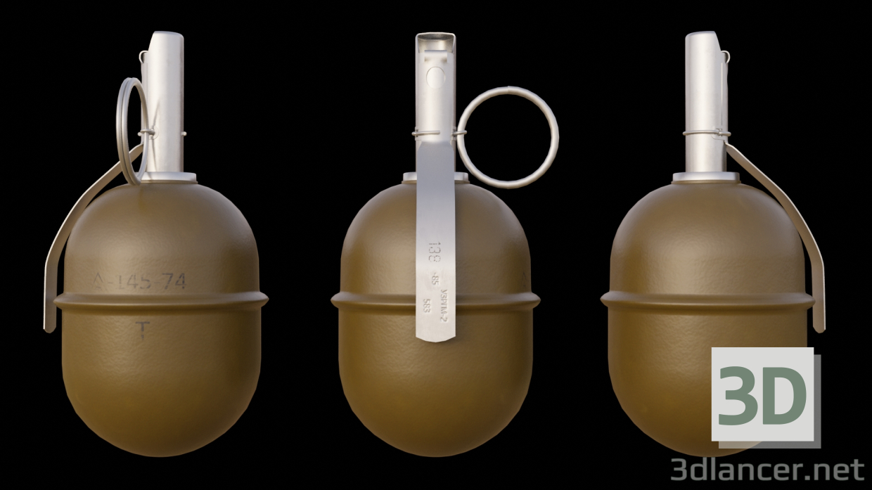 3d model RGD-5 hand grenade | 99525 | 3dlancer.net