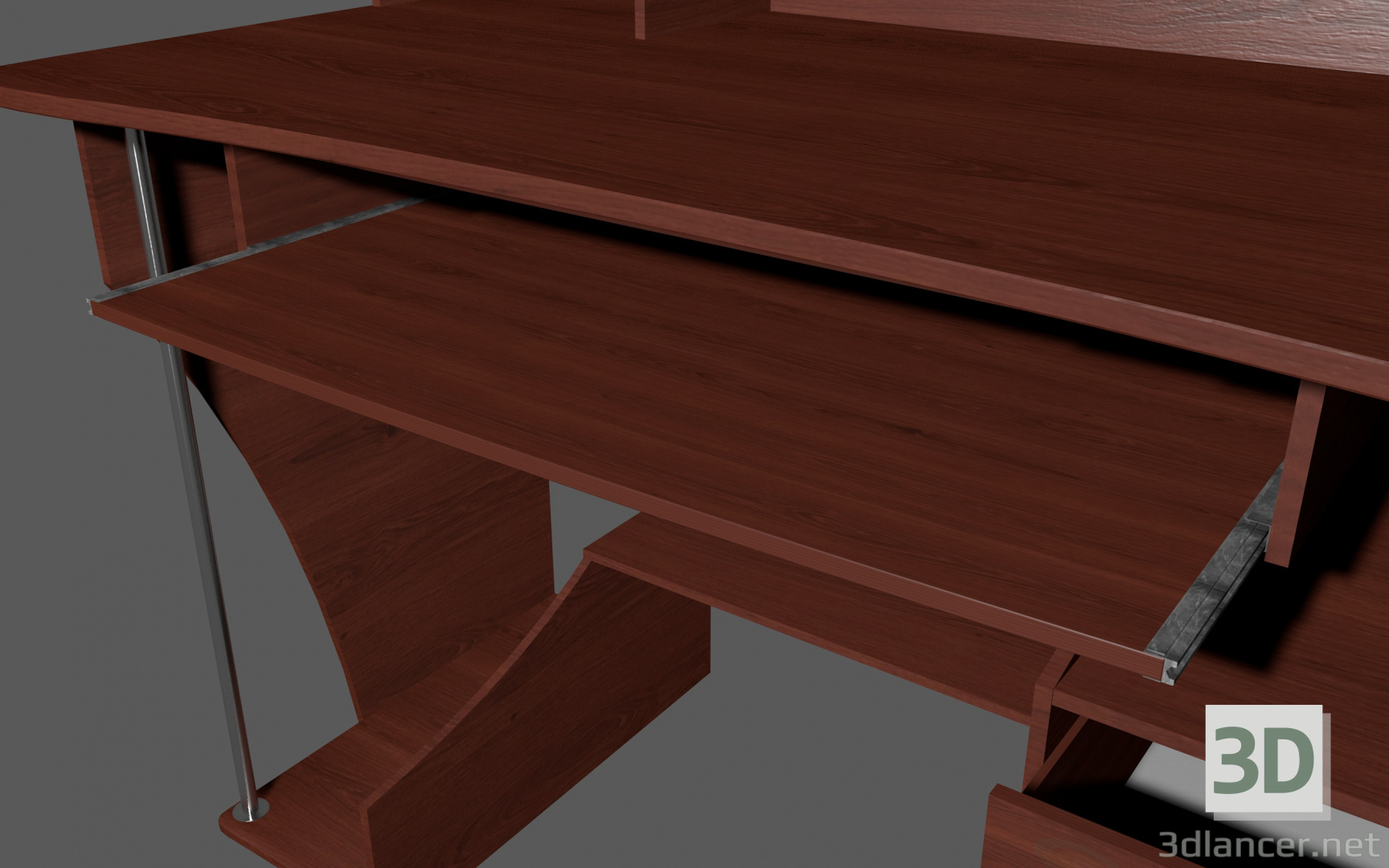 3d model computer desk | 19530 | 3dlancer.net