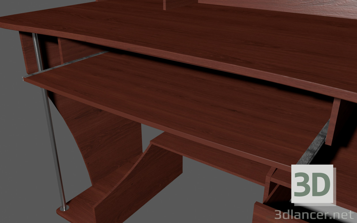 3d model computer desk | 19530 | 3dlancer.net