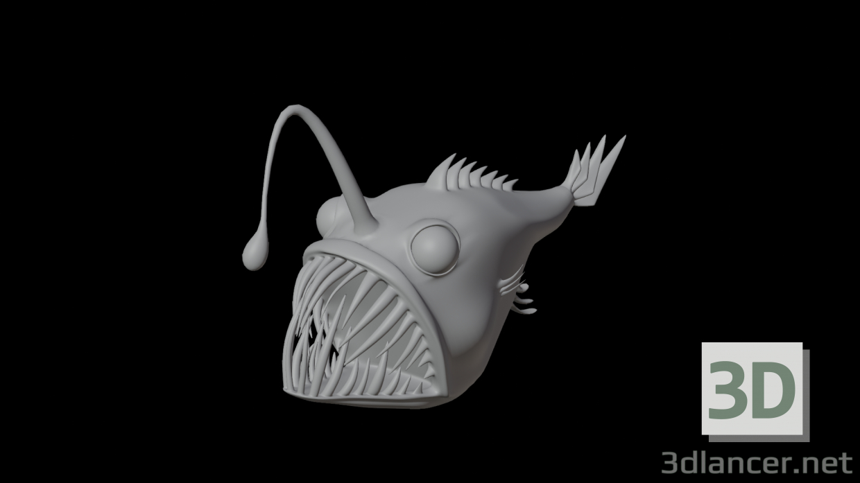 3d model Angler fish | 74539 | 3dlancer.net