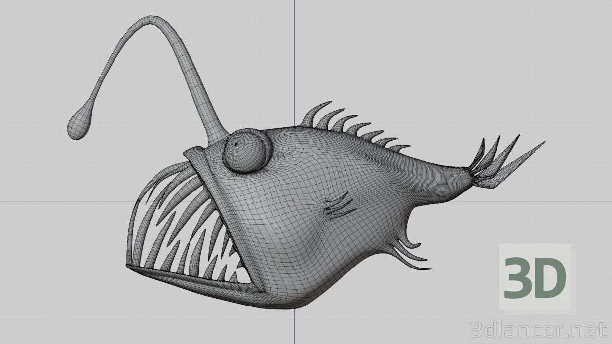 3d model Angler fish | 74539 | 3dlancer.net