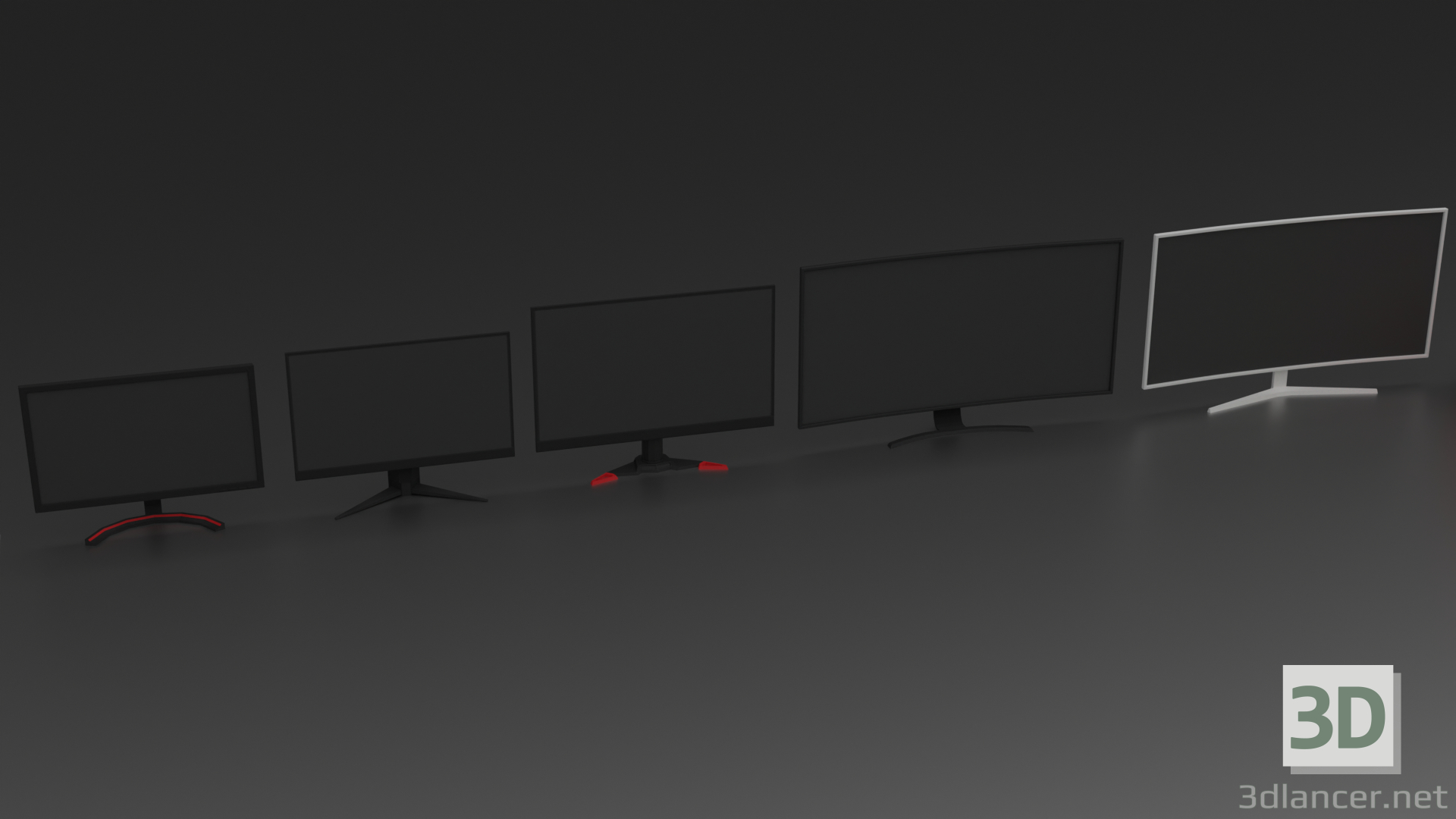 3d model Low poly PC | 78541 | 3dlancer.net