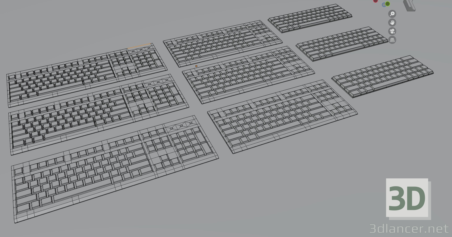 3d model Low poly PC | 78541 | 3dlancer.net