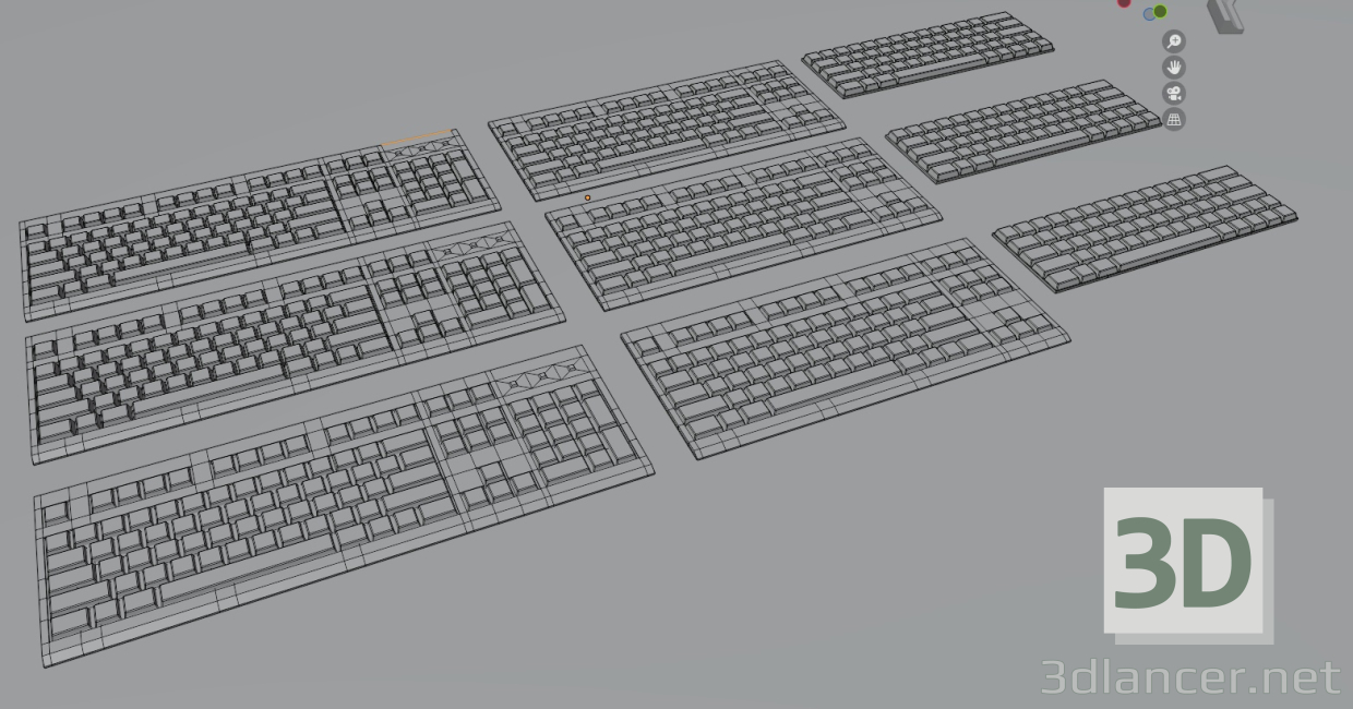 3d model Low poly PC | 78541 | 3dlancer.net