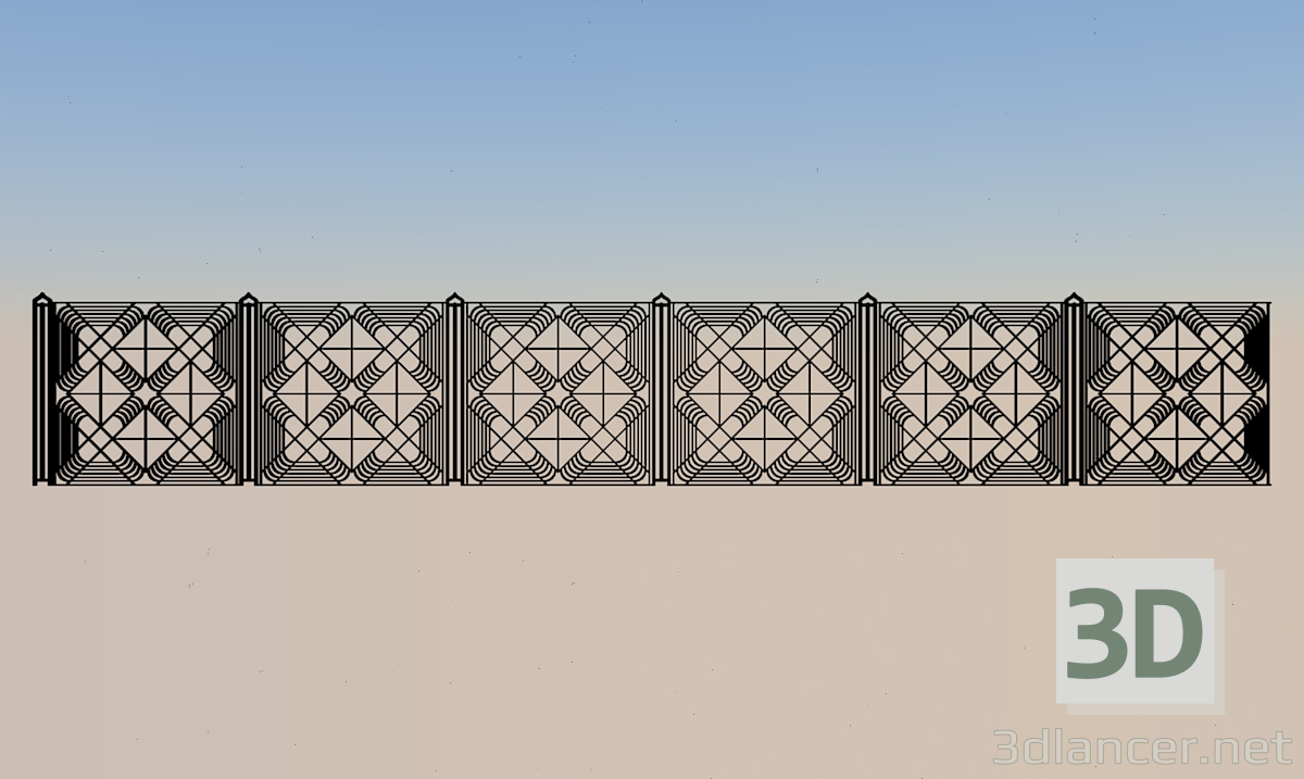 3d model Fence | 85541 | 3dlancer.net