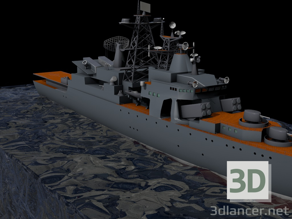3d model Warship | 28545 | 3dlancer.net