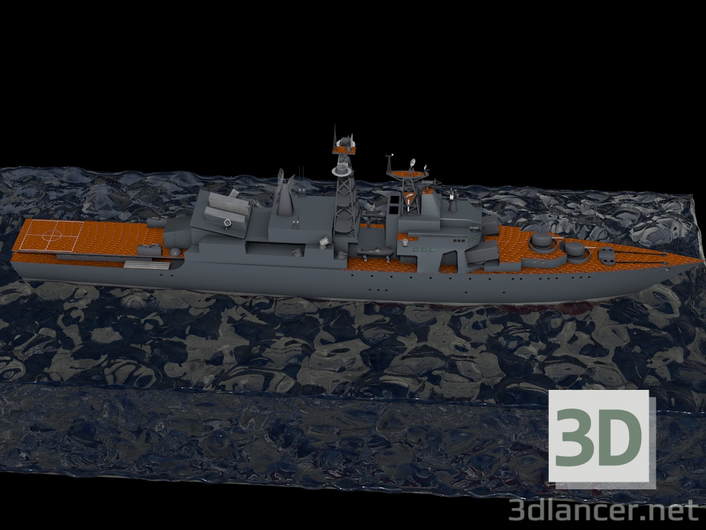 3d model Warship | 28545 | 3dlancer.net