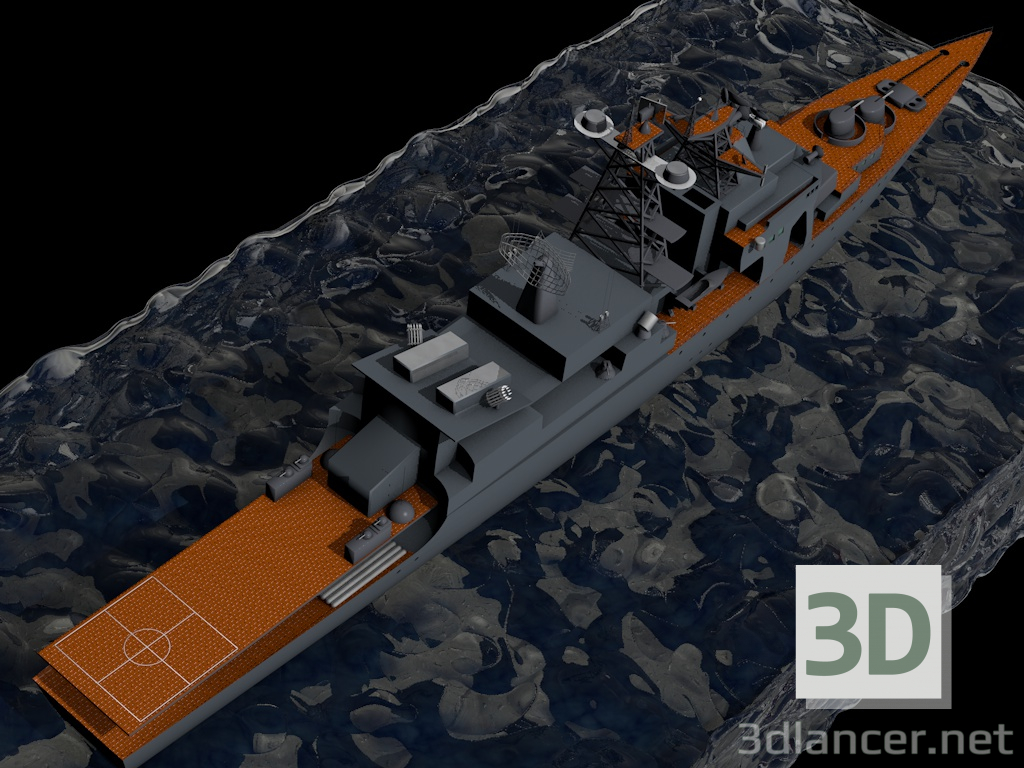 3d model Warship | 28545 | 3dlancer.net