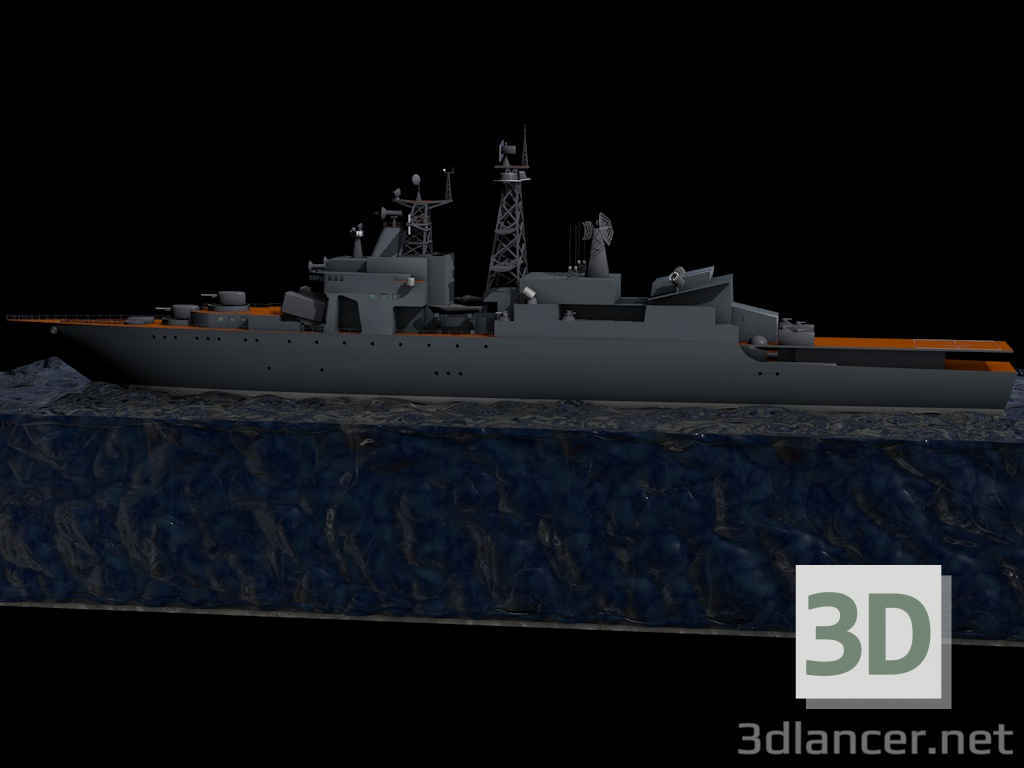 3d model Warship | 28545 | 3dlancer.net