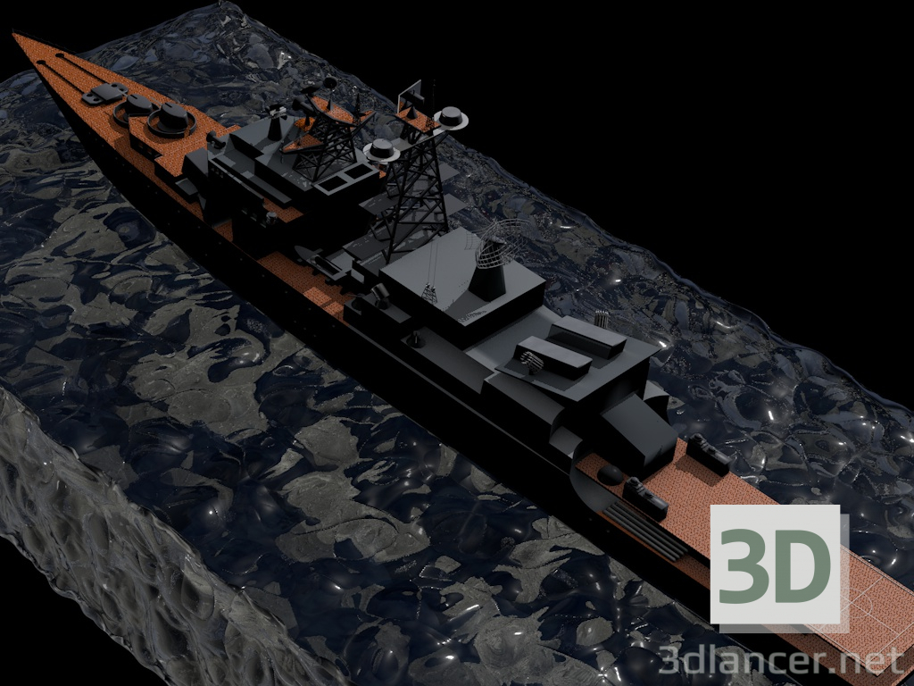 3d model Warship | 28545 | 3dlancer.net