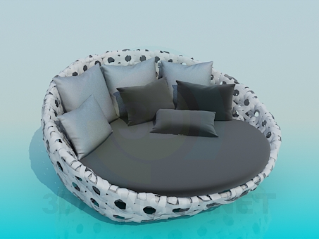 3d model Round Sofa | 3549 | 3dlancer.net