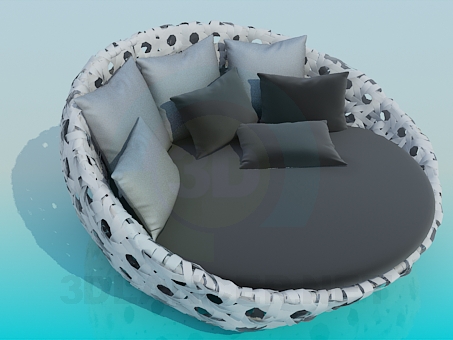 3d model Round Sofa | 3549 | 3dlancer.net