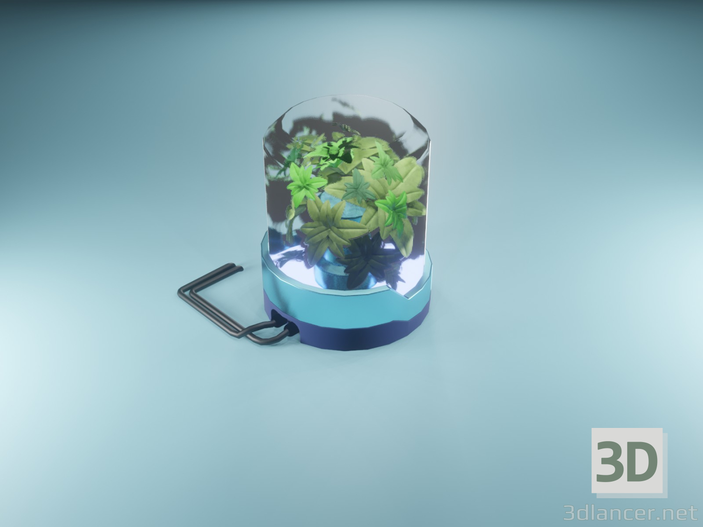 3d model Plants in a container | 84055 | 3dlancer.net