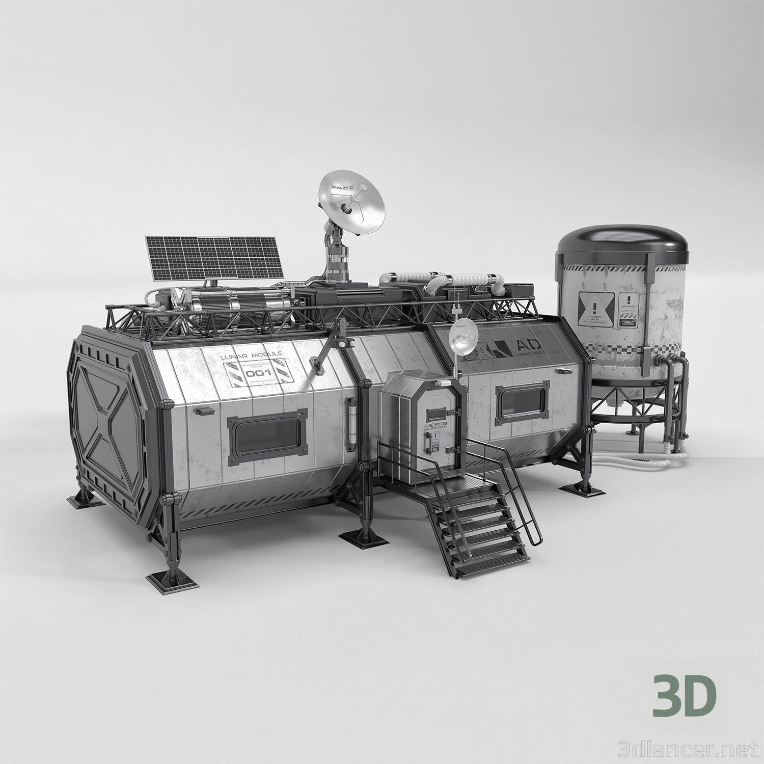 3d model Lunar module | 73565 | 3dlancer.net