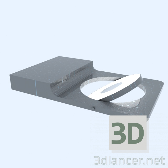3d model LED wall lamp | 49566 | 3dlancer.net