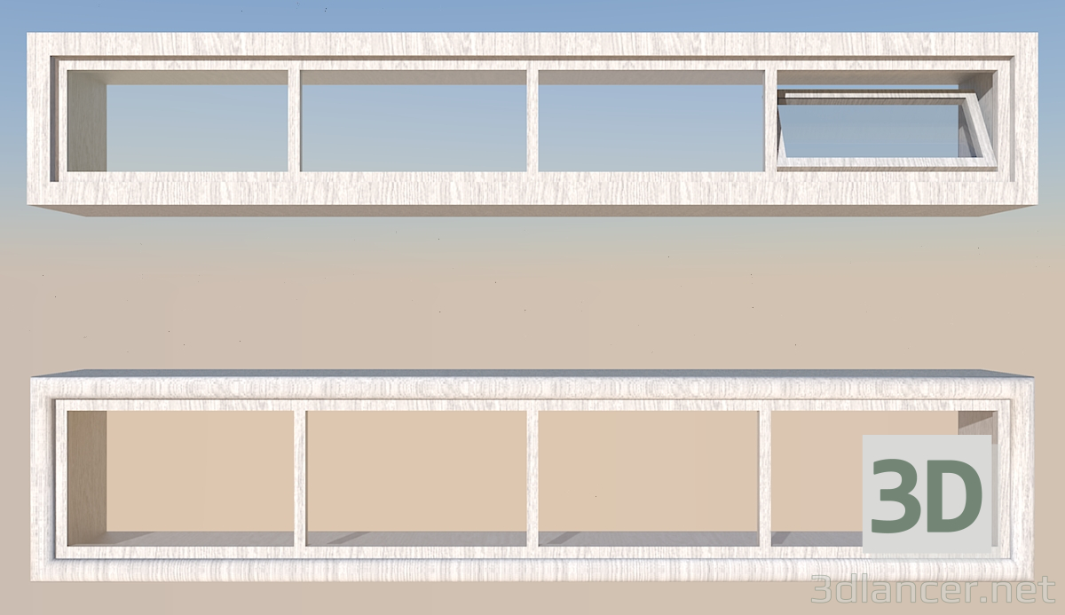 3d model Windows on the landing | 80579 | 3dlancer.net