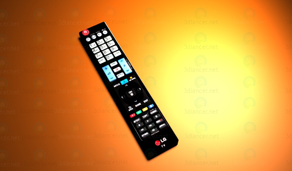 3d model The remote for the TV LG SMART TV | 12059 | 3dlancer.net