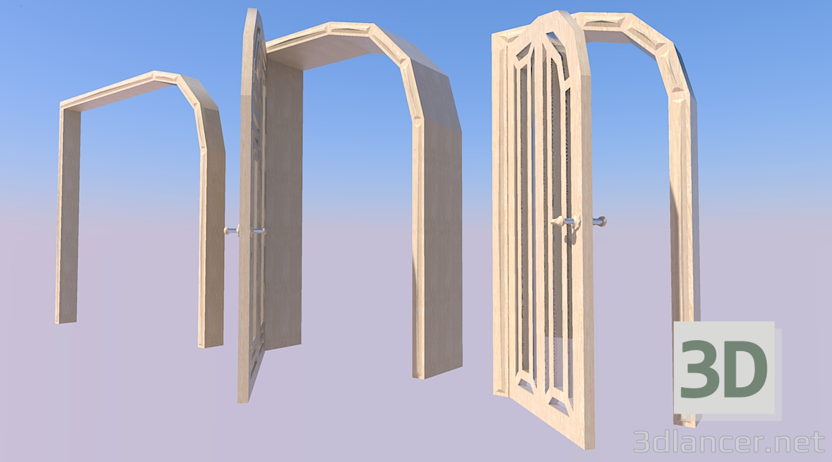 3d model Arch and doors | 87059 | 3dlancer.net