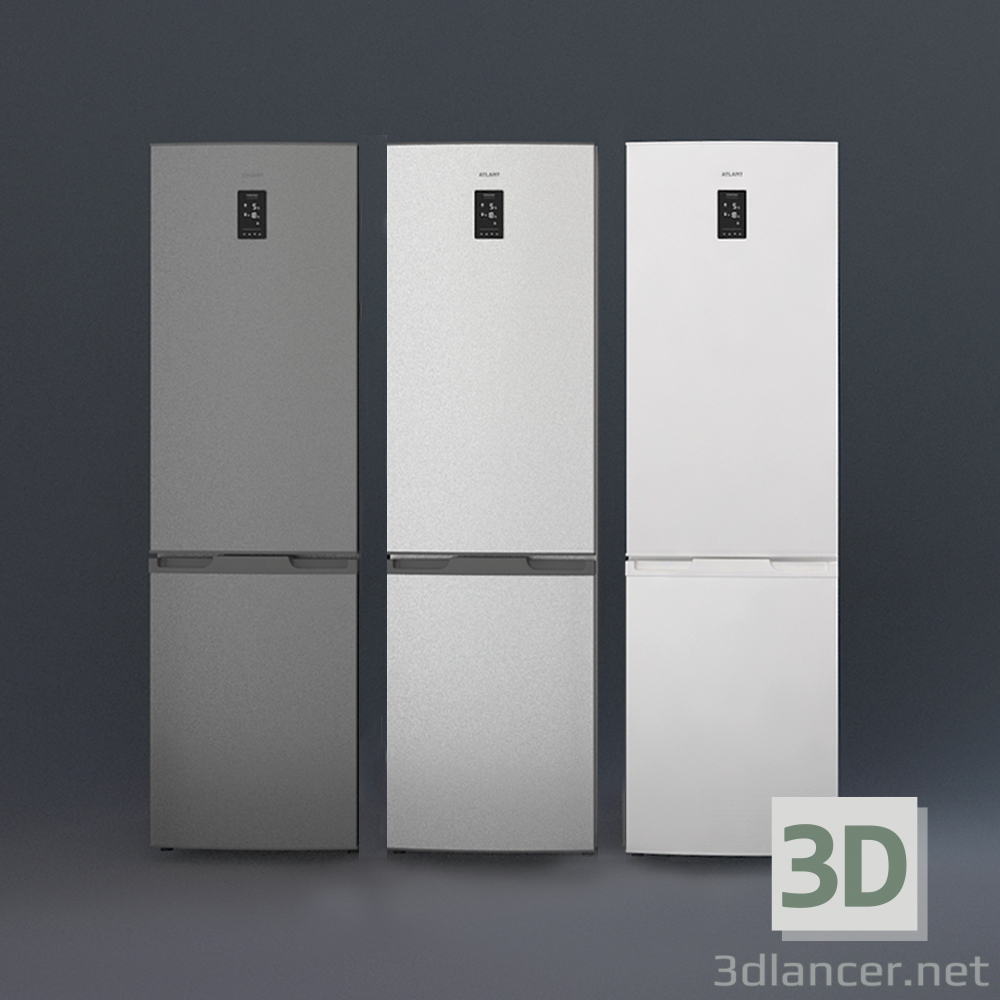 Modelo 3d Refrigerador ATLANT XM 4424-ND. Novedad de 2018! | 27591 ...